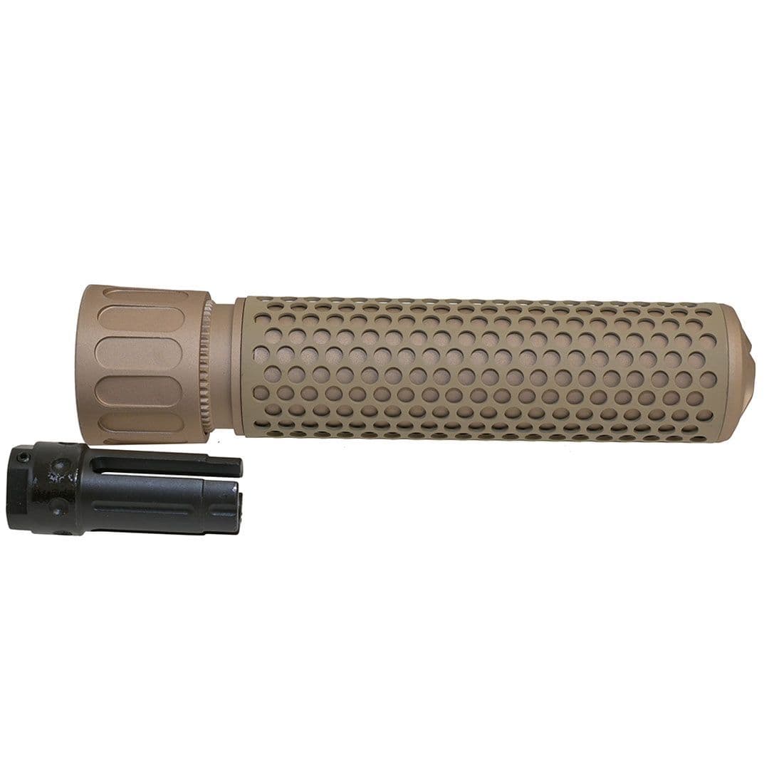 SHS Airsoft KAC Quick Detach Barrel Extension Dark Earth 175mm