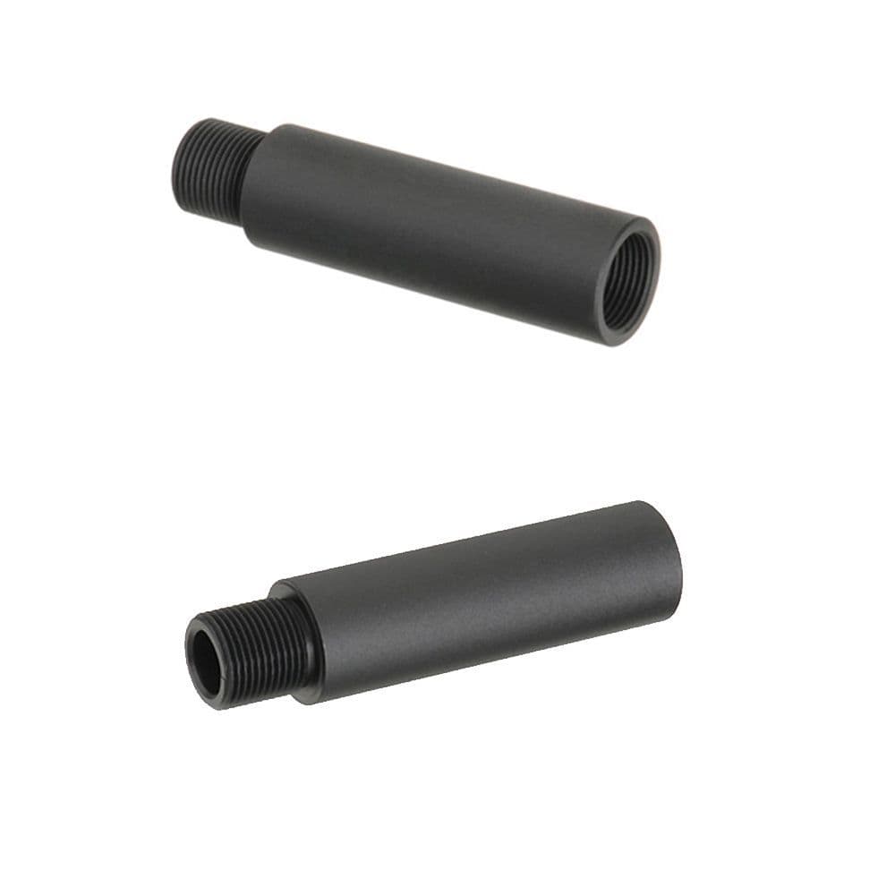 Slong Airsoft Outer Barrel Extension Black 55mm 14mm CCW