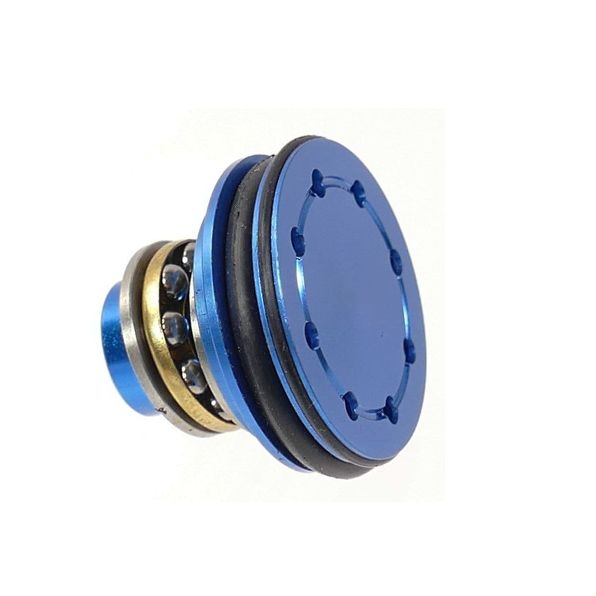 Super Shooter CNC Aluminium Piston Head Blue