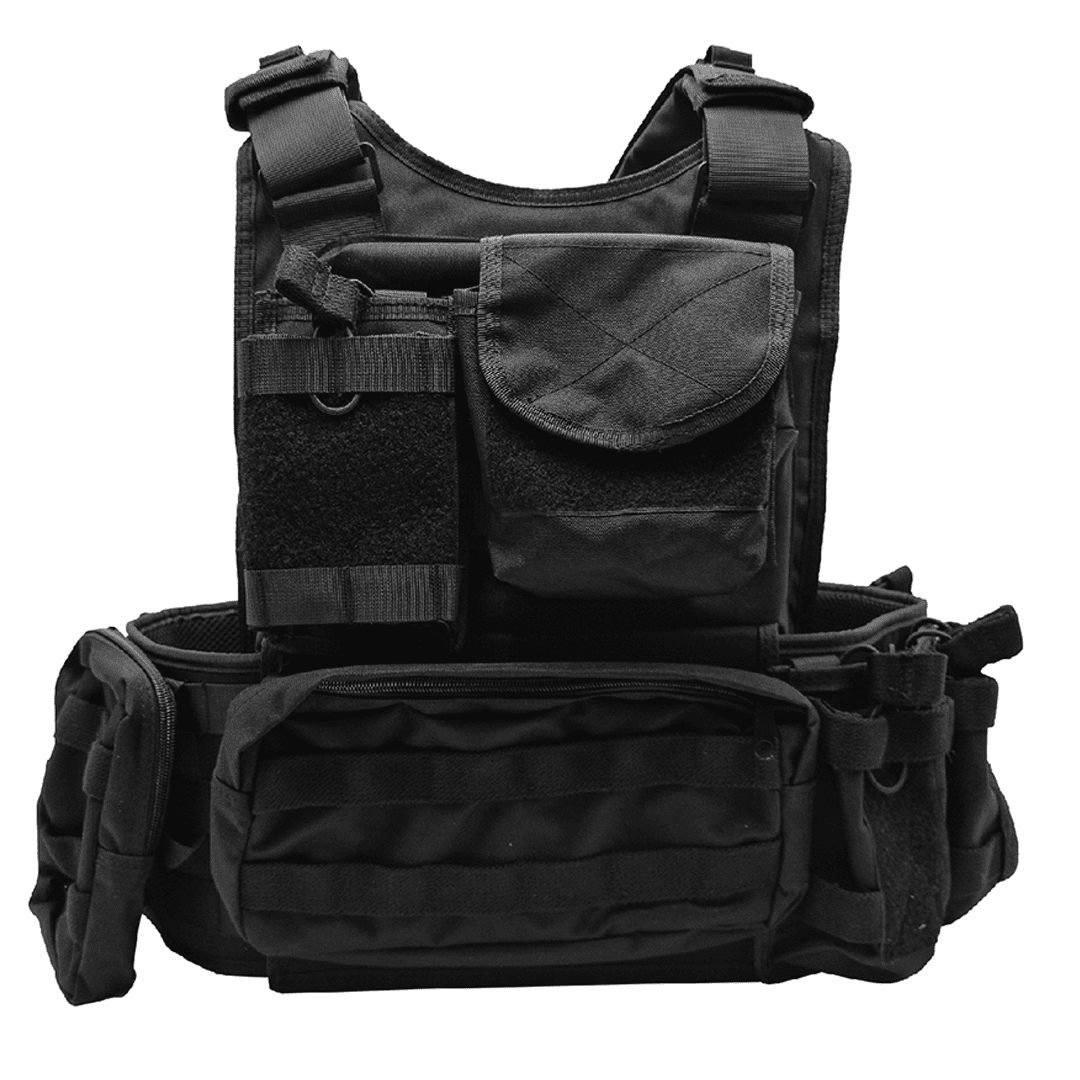 Swiss Arms Heavy Plate Carrier Fully Loaded Black