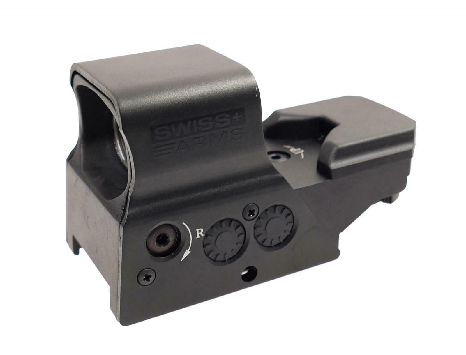 Swiss Arms Rechargeable Reflex Dot Sight Scope Green Red Rifle Airsoft ...