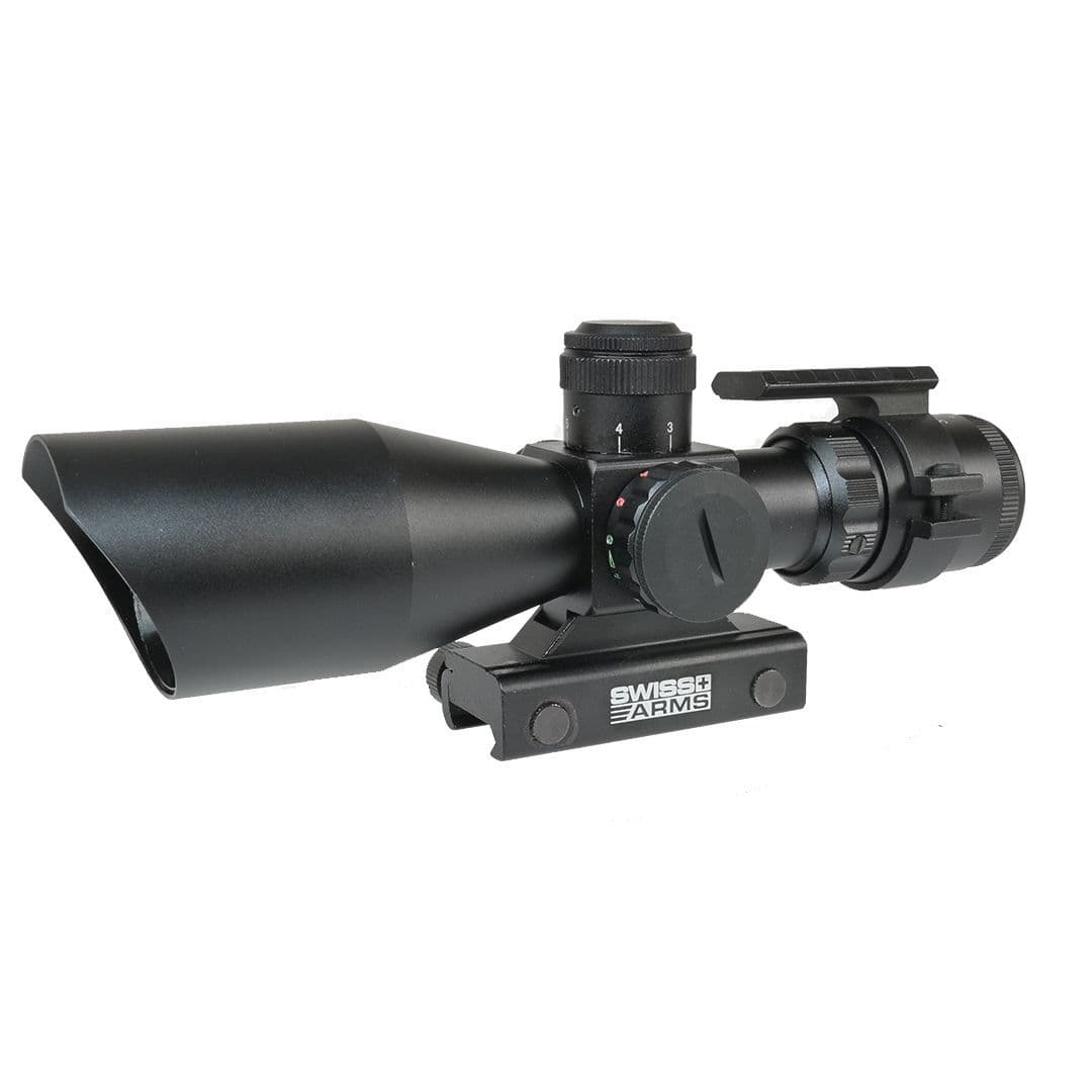 Swiss Arms Telescopic Rifle Scope Compact 3-9 X 40 Illuminated