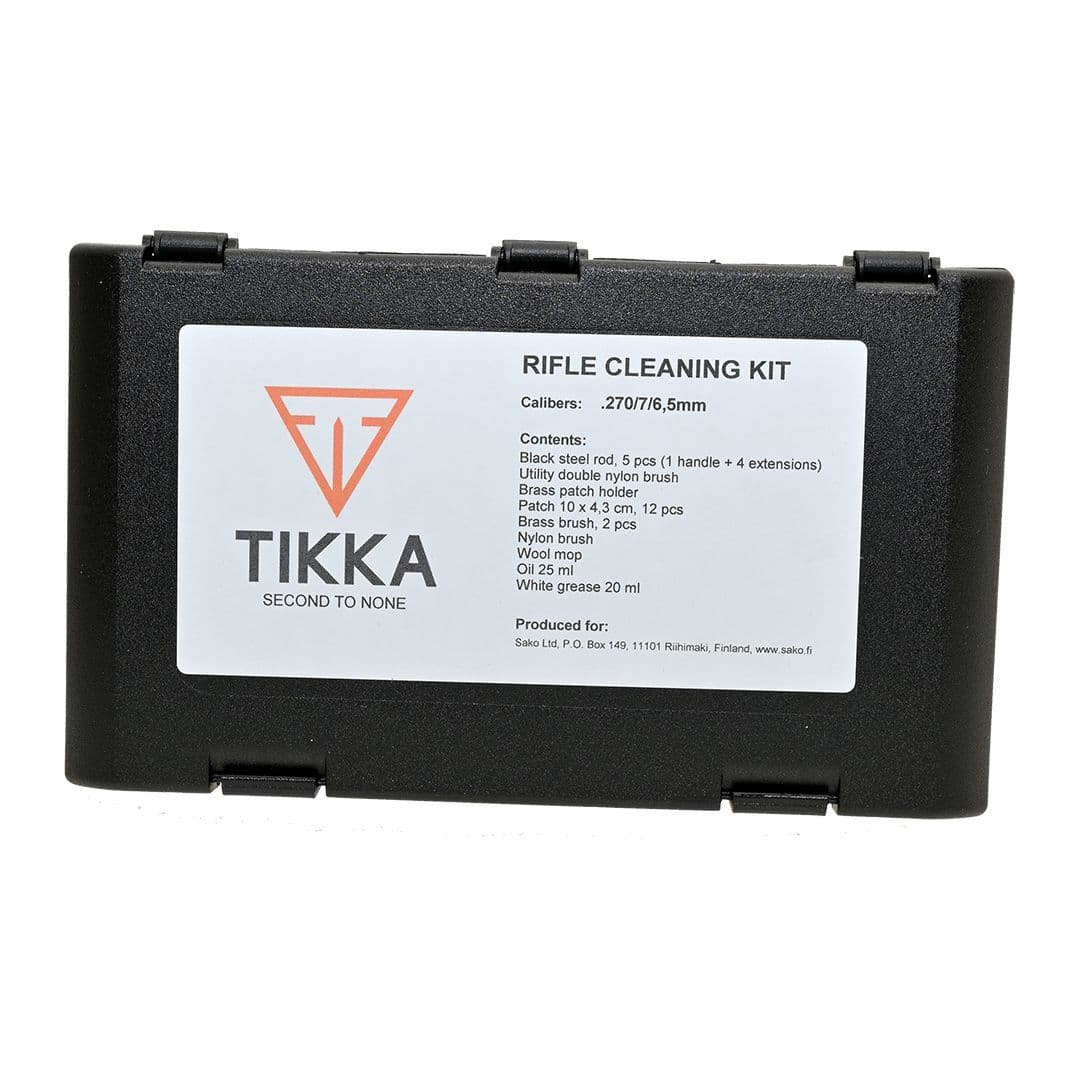 Tikka Rifle Cleaning Kit 270 6 5mm Cal Mop Brush Oil