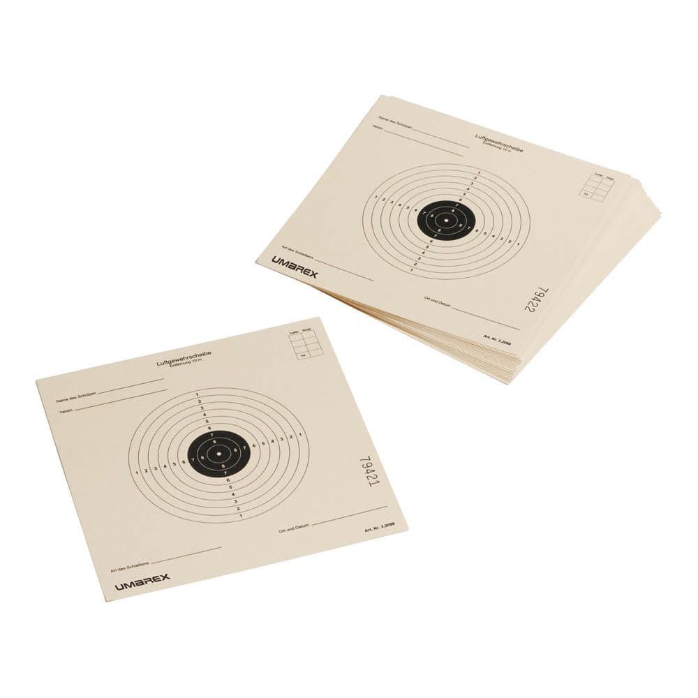 Umarex Air Rifle ISSF Standard Shooting Paper Targets 14x14cm 1000 Bulk ...