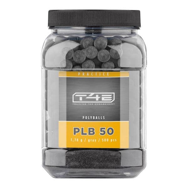 Umarex T4E Ammo bbs Pellets Practice PLB 50 500 Pack Grey