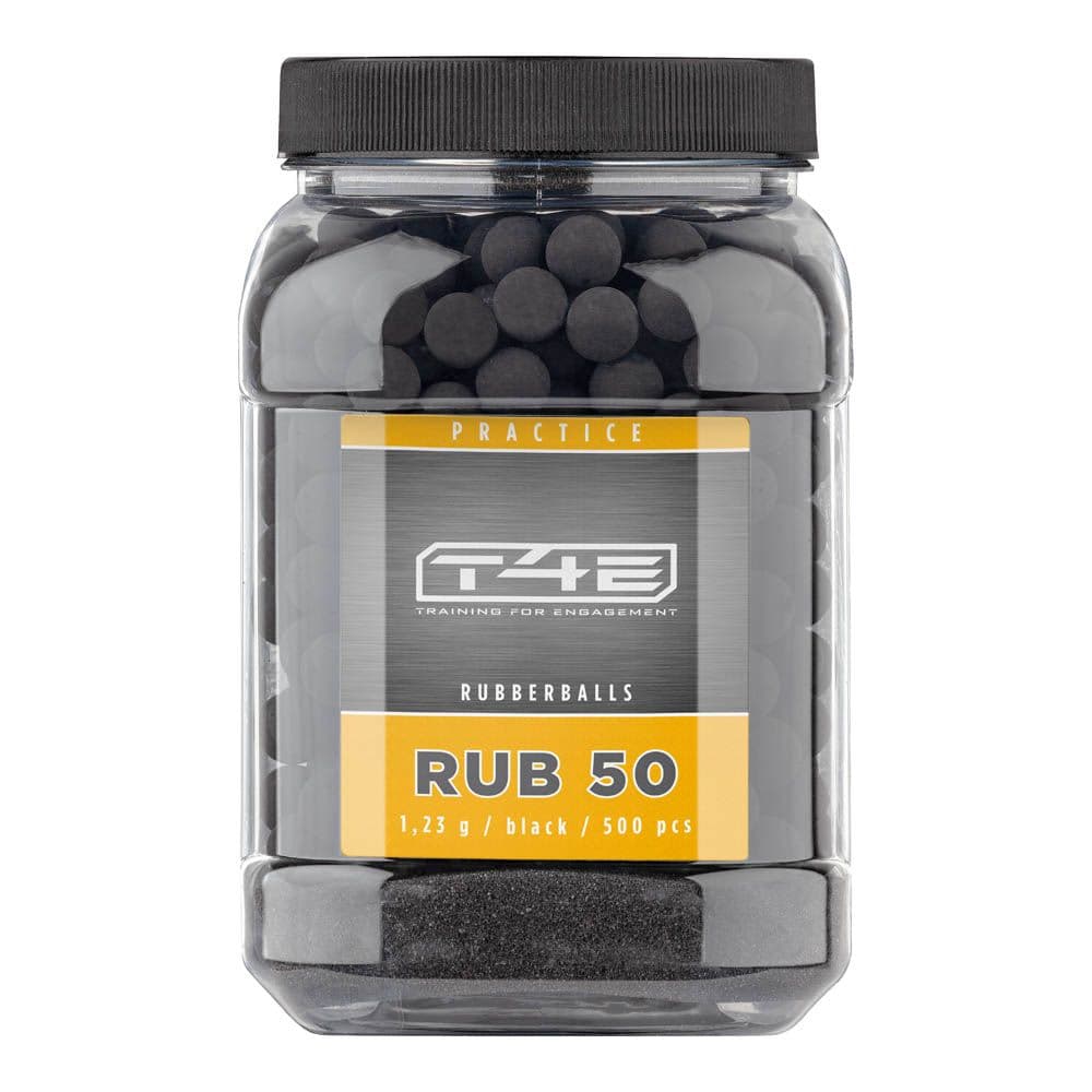 Umarex T4E Ammo bbs Practice Rubber Pellets 50 500 Pack Black