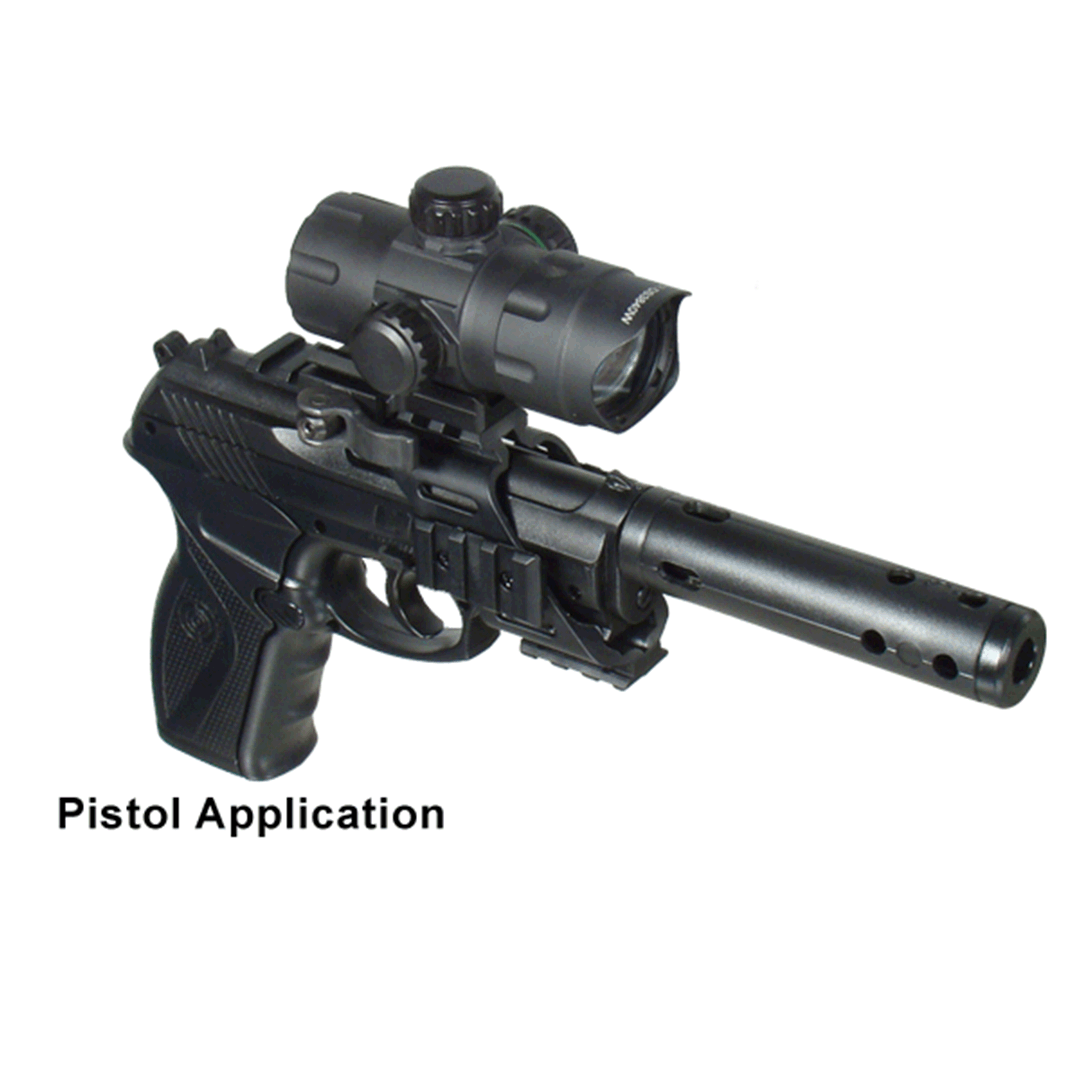 UTG 4 2" ITA Red Green Scope CQB Dot QD Mount Black Shotgun Pistol