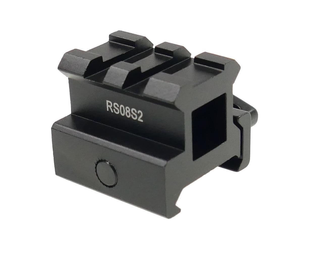UTG Medium Pro Super Compact Scope Riser Mount 0 83" High 2 Slots RS08S2