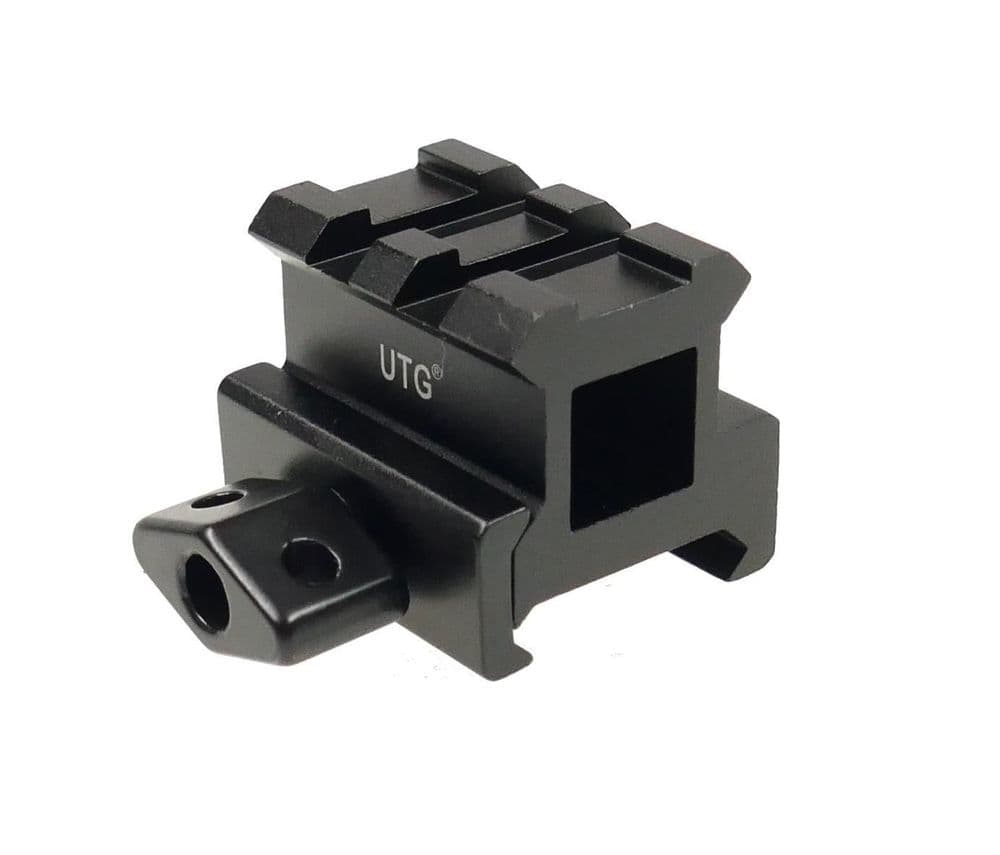 UTG Medium Pro Super Compact Scope Riser Mount 0 83" High 2 Slots RS08S2