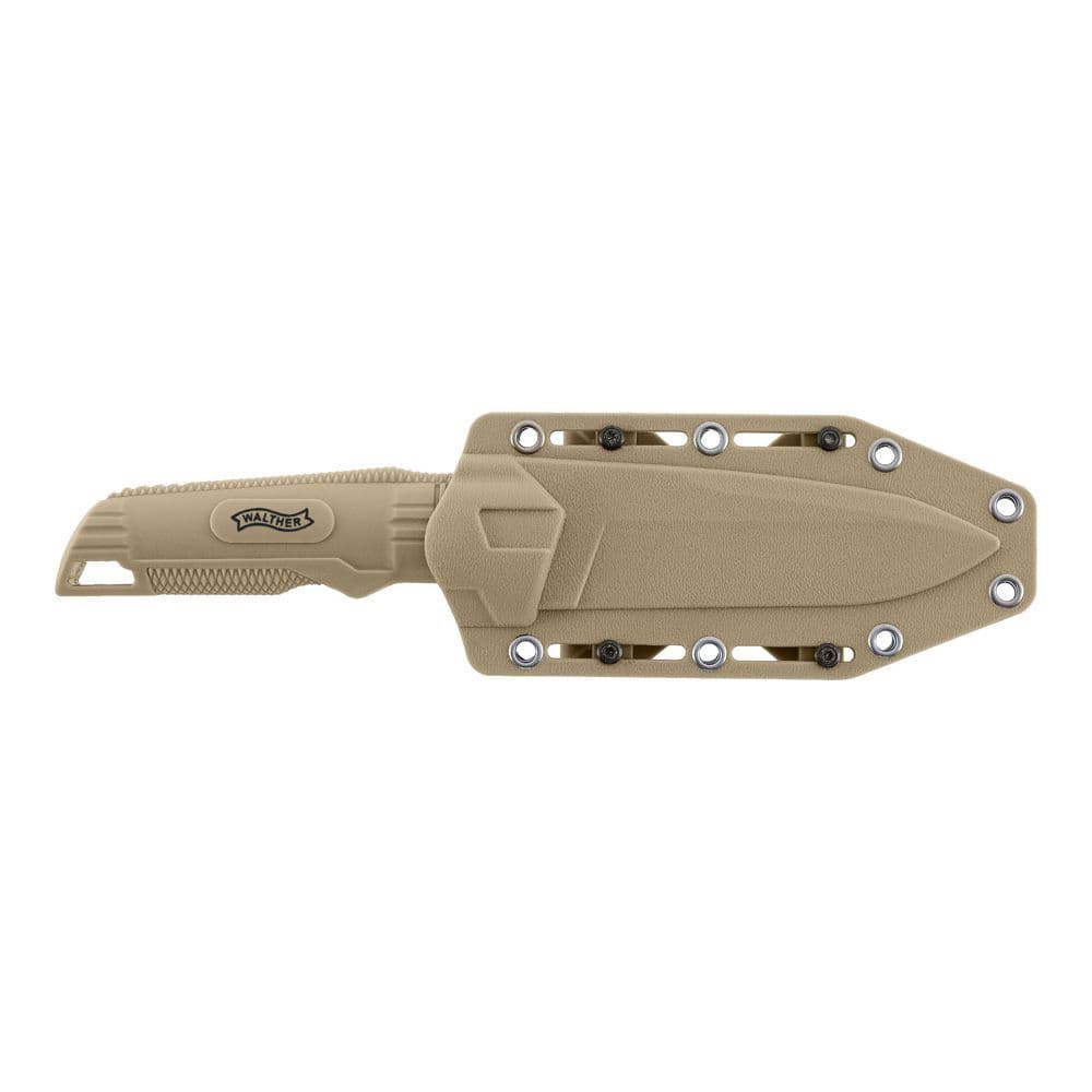 Walther BUK Back Up Knife Fixed Blade FDE