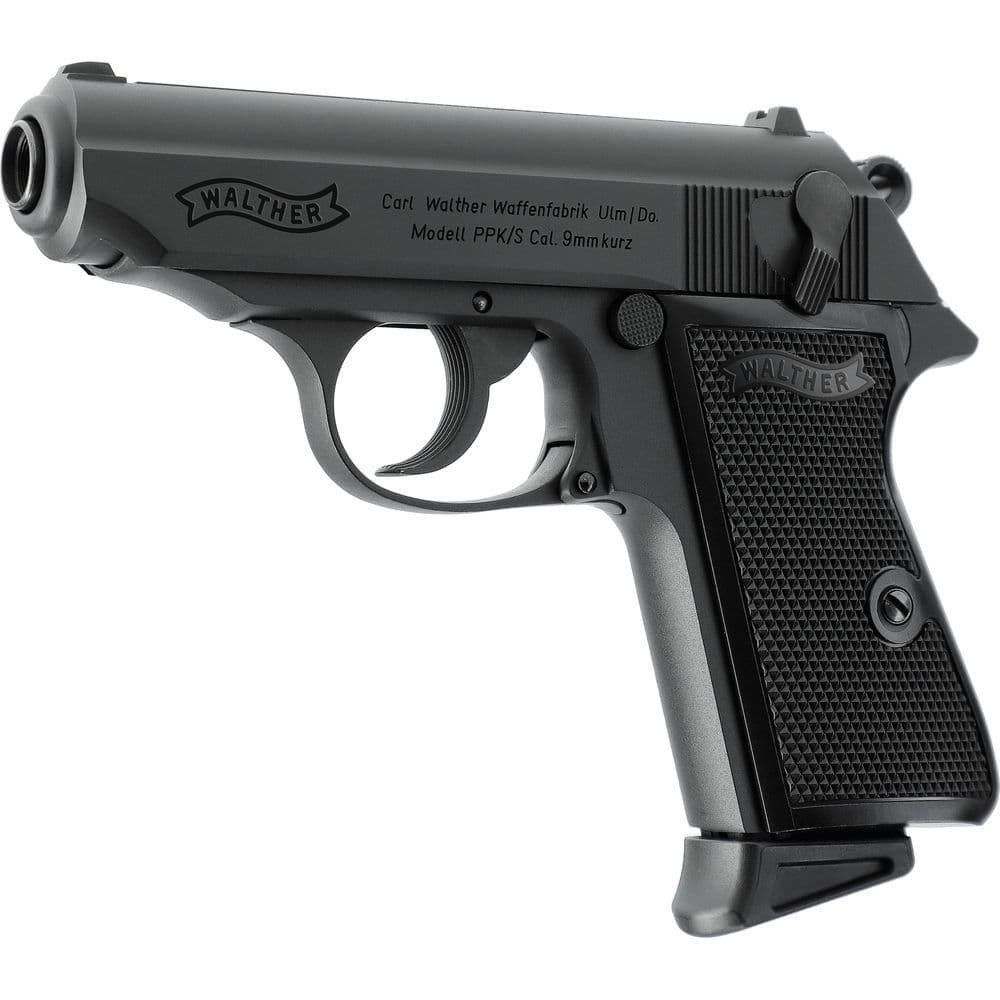 Walther PPK/S Airsoft Pistol GBB Black