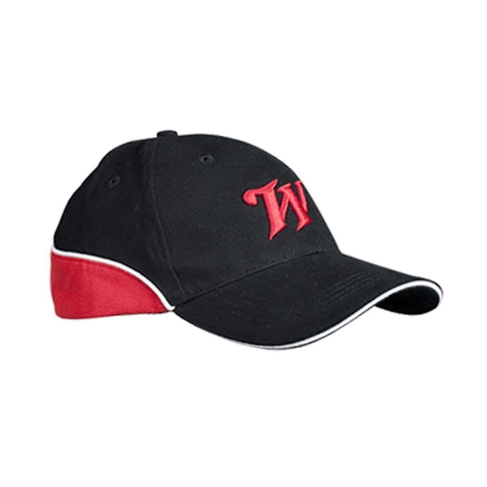 Winchester W Baseball Cap Hat Black / Red Logo Shooting Trap Clays 308811