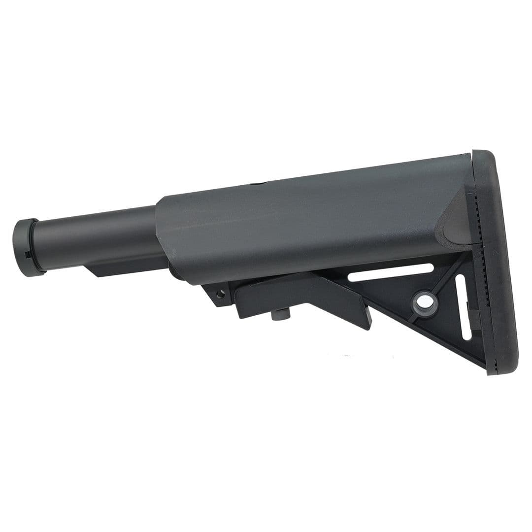 ZCI Airsoft M4 Clubfoot Stock / Crane Stock With Buffer Tube Black