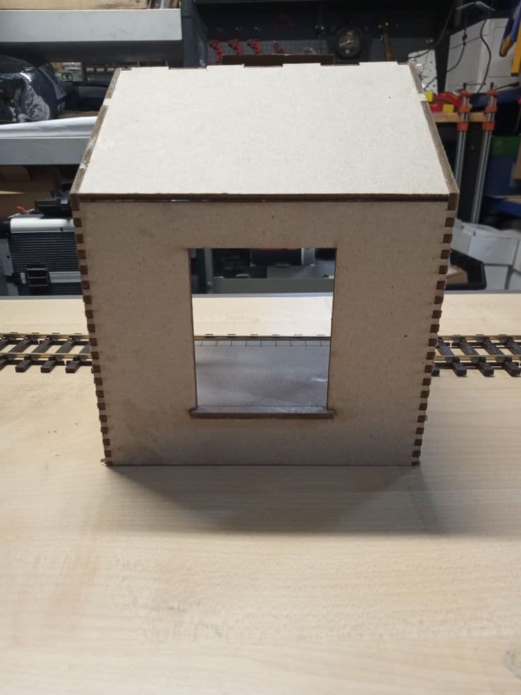 Open Canopy Opened Back Goods Shed