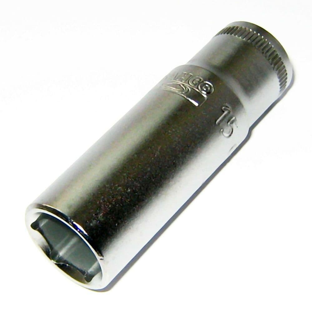 Bahco 15mm Deep Socket 3/8 inch Drive 6 Point Metric