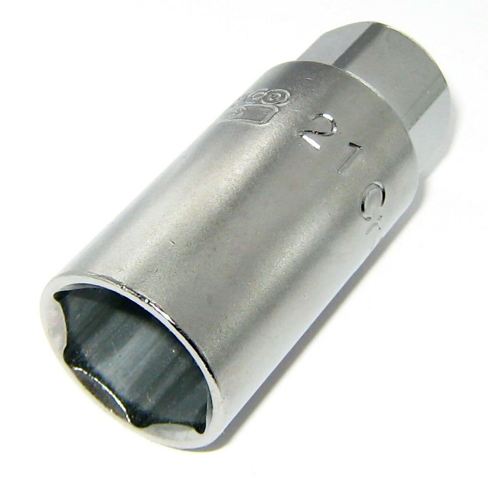 Bahco 21mm / 13/16 inch 14mm Spark Plug Socket 3/8 inch Square Drive 6 ...