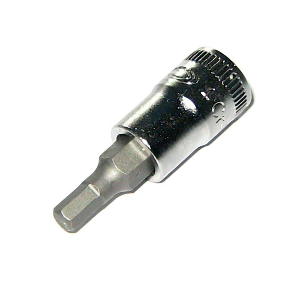 Bahco 4mm Allen Key Hex Socket Bit 1/4 inch Drive Metric HEX4