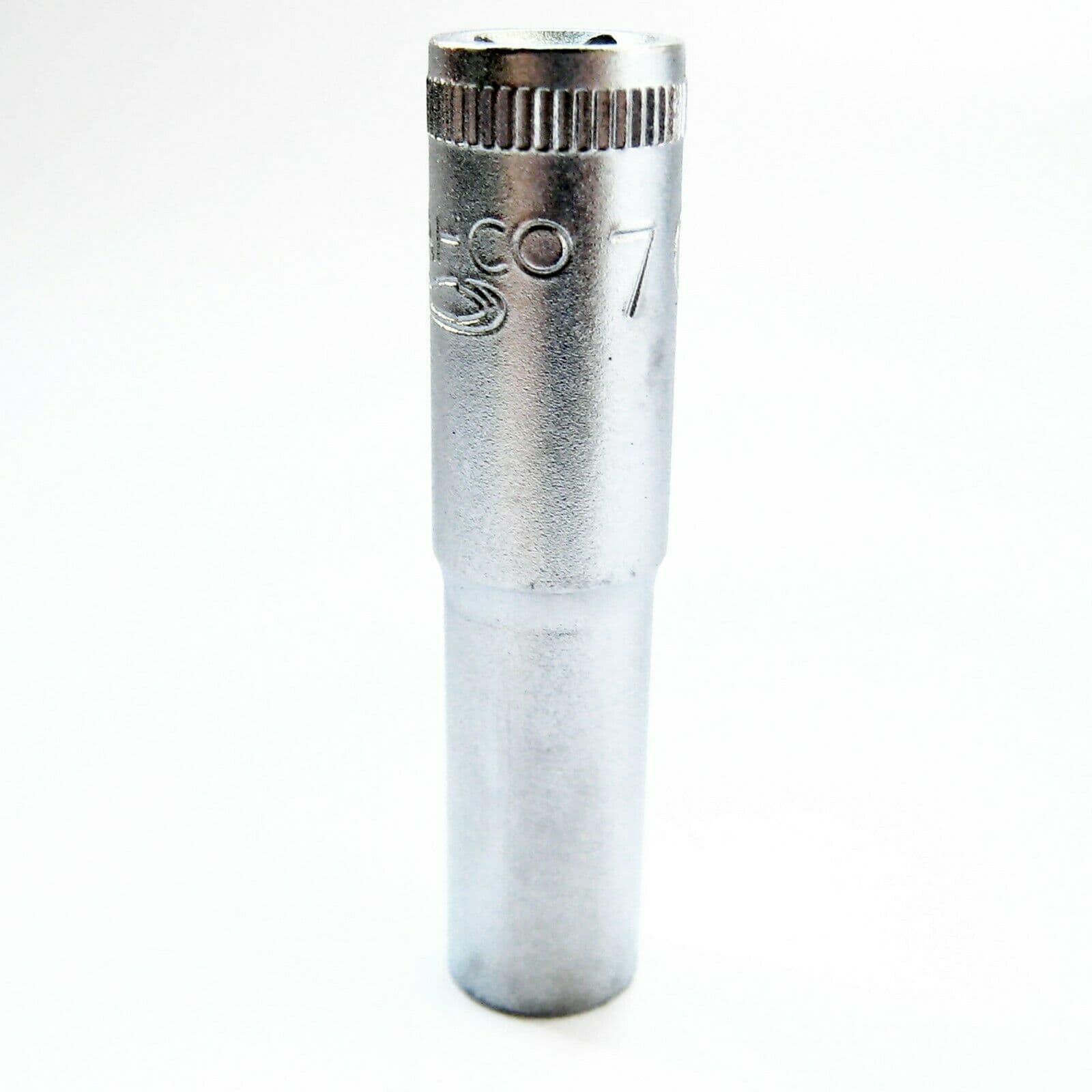 Bahco 7mm Deep Socket 1/4 inch Drive 6 Point Metric