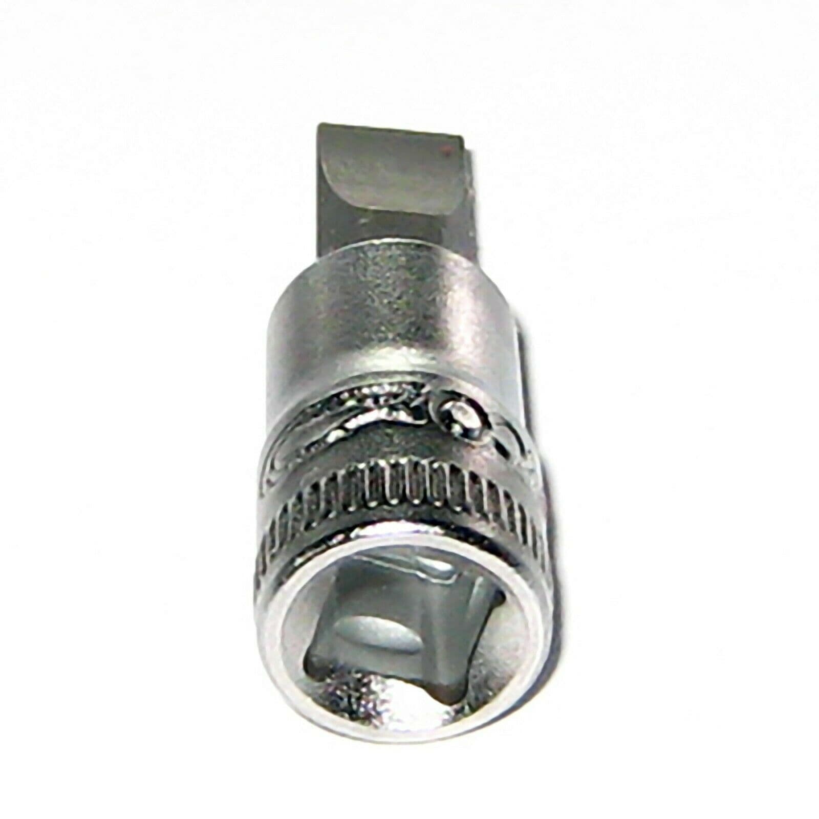 Bahco 7mm Slotted Flat Head Screwdriver Socket Bit 1/4 inch Drive