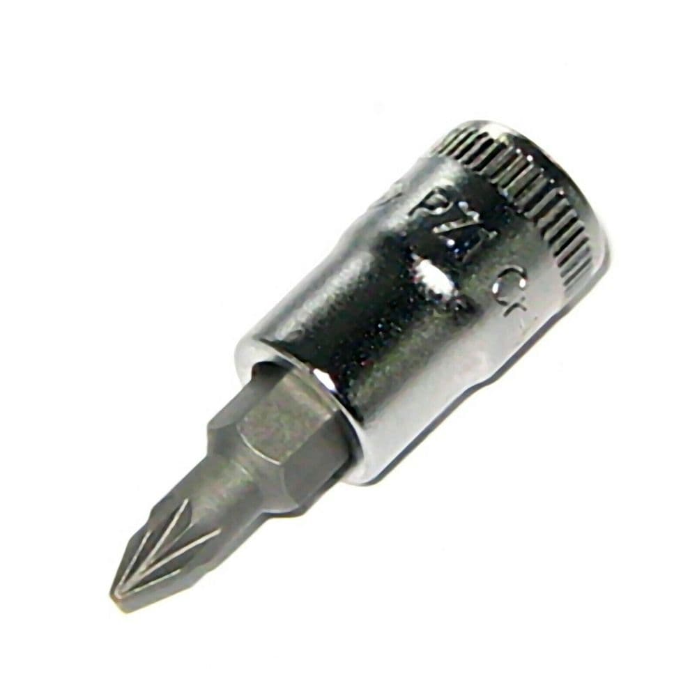 Bahco PZ1 Screwdriver Socket Bit 1/4 inch Drive PoziDrive Pozi PZ 1