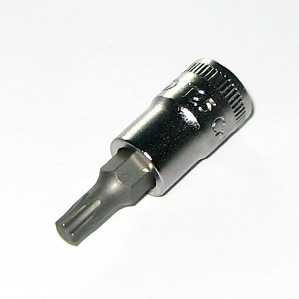 Bahco T25 TORX Socket Bit 1/4 inch Drive TX25 TX-25 Star Key Male