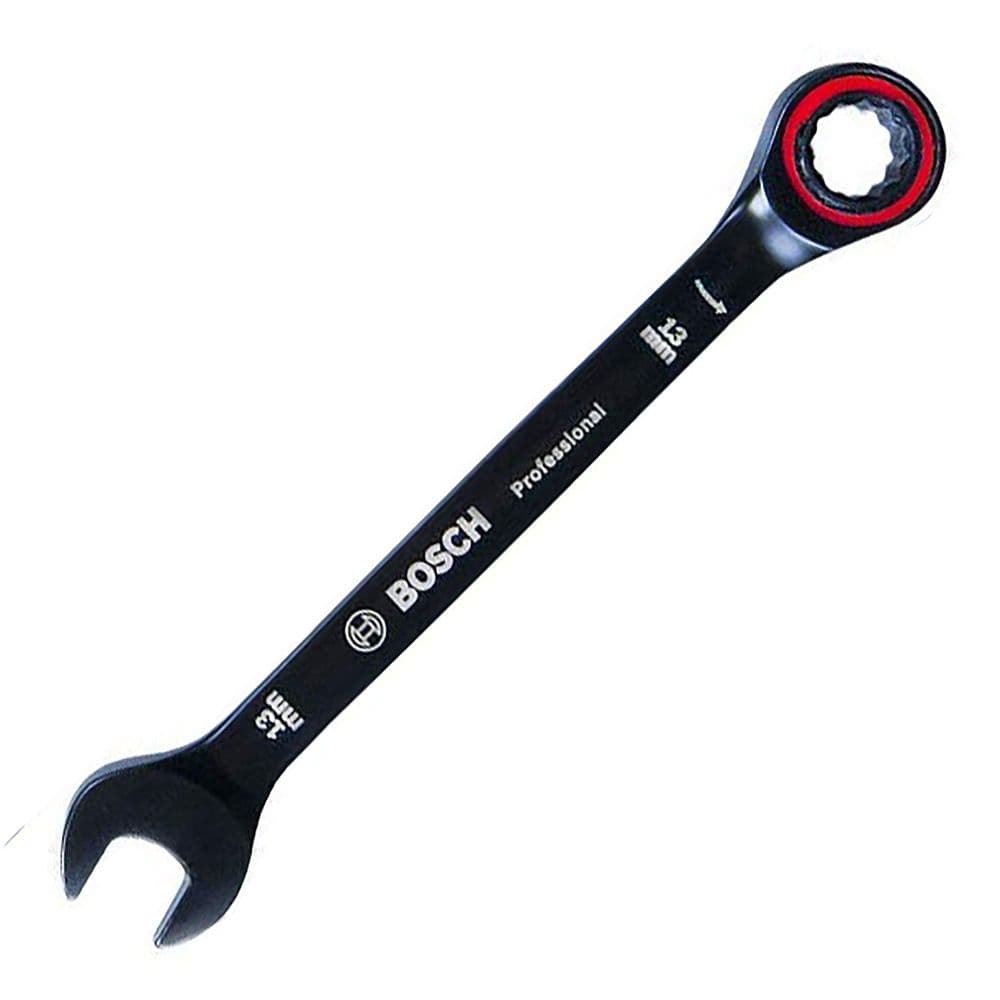 Bosch 13mm Ratchet Spanner Combi Metric Professional Ring Open Ended ...