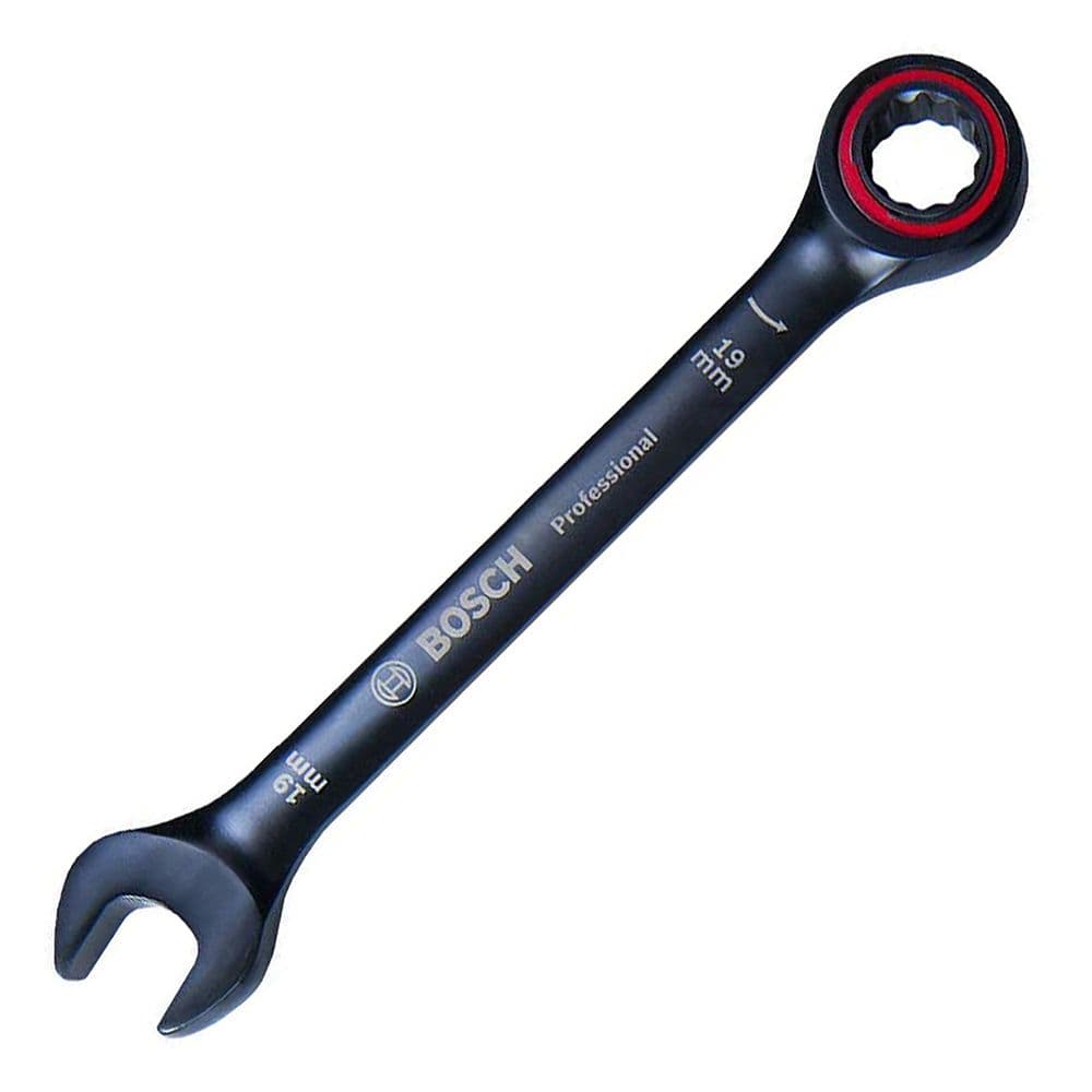 Bosch 19mm Ratchet Spanner Combi Metric Professional Ring Open Ended ...