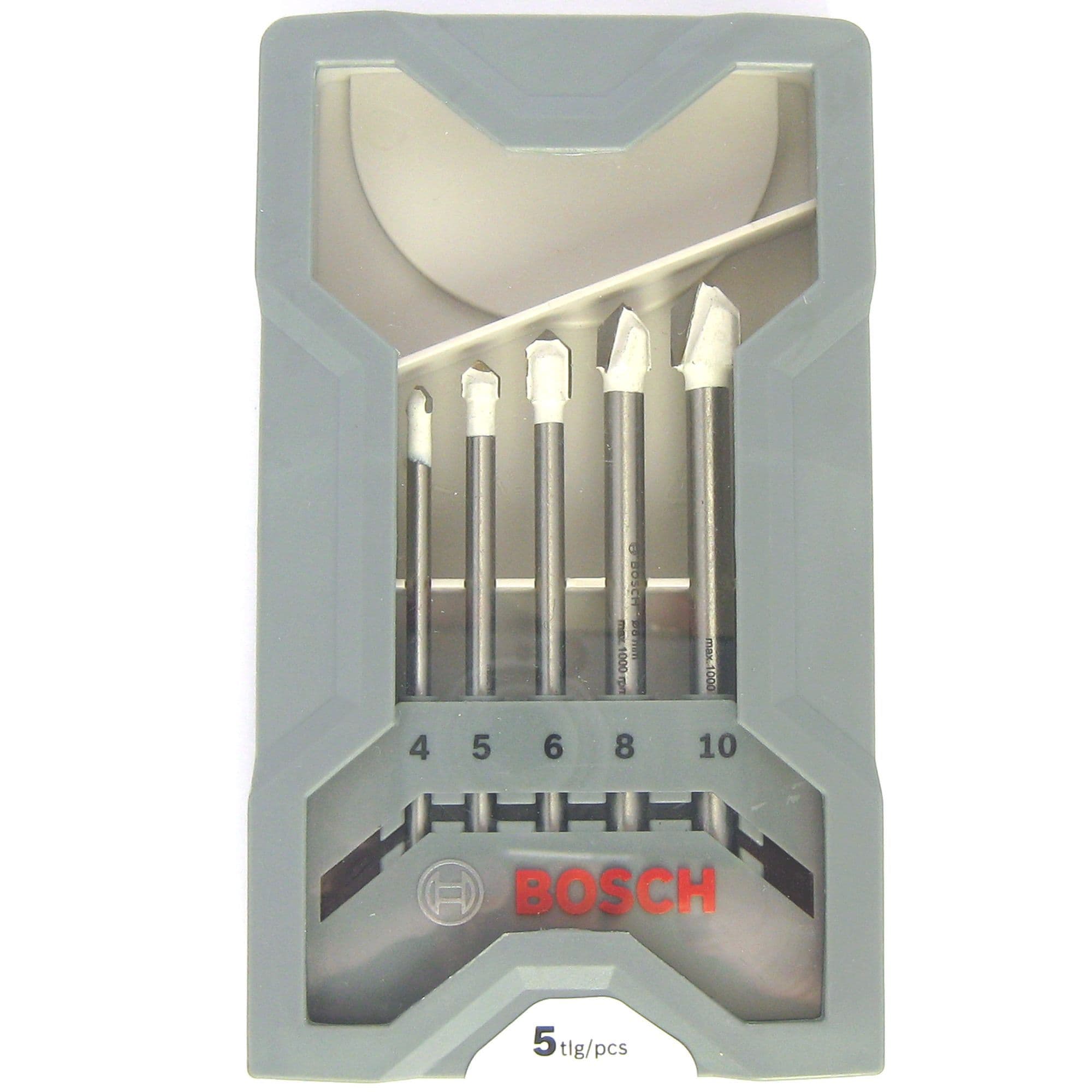 Bosch 5 Piece Carbide Bit Set CYL-9 for Soft Ceramic Tiles and Glass 4 ...