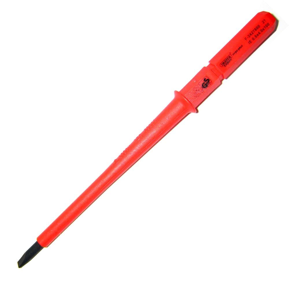 Draper Expert 4mm VDE Slotted Interchangeable Screwdriver Blade XP1000 ...