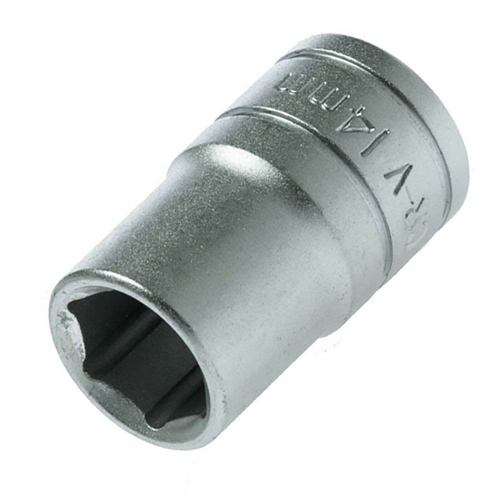 Teng Tools 14mm Socket 1/2 inch Drive 6 Point Metric M1205146-C