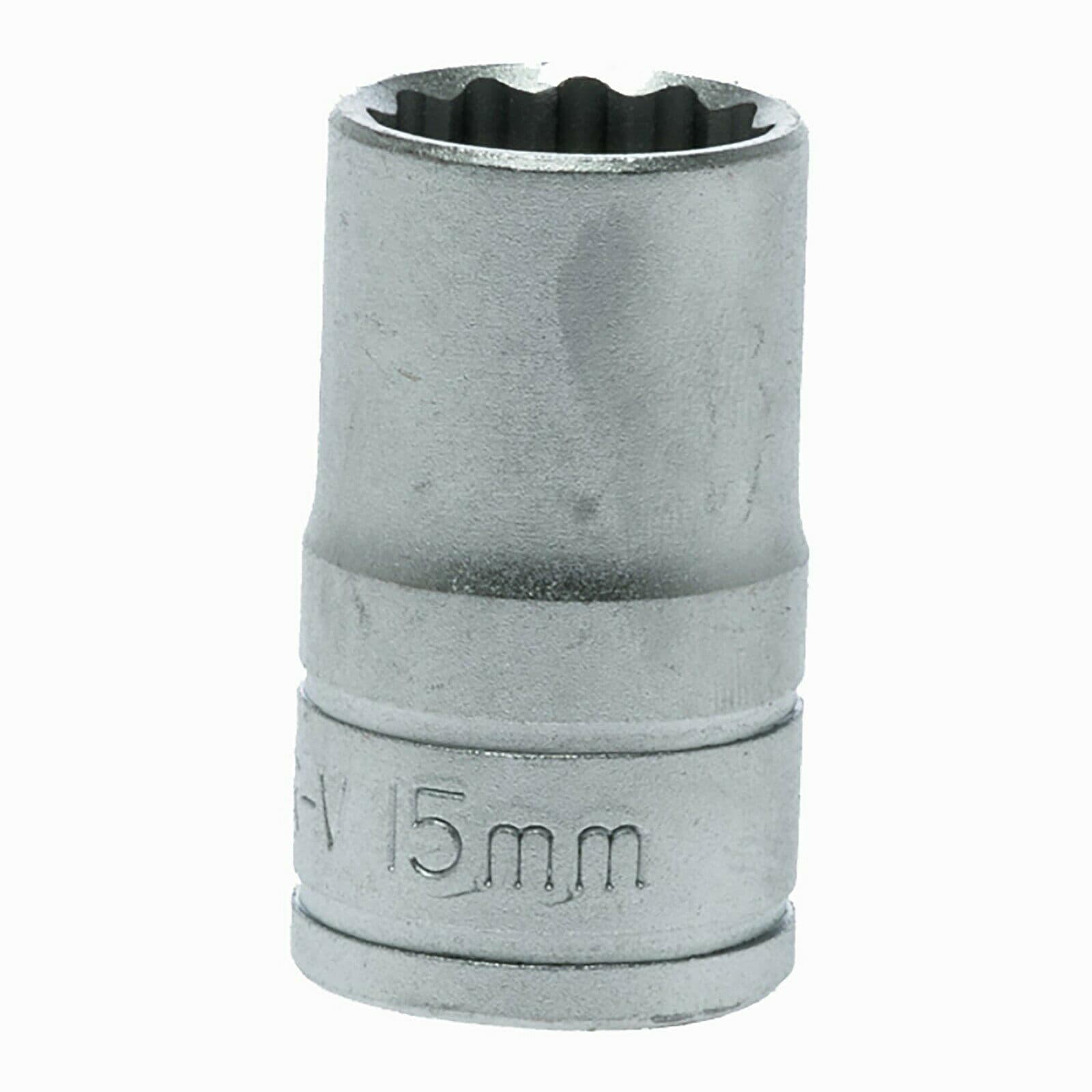 Teng Tools 15mm Socket 1/2 inch Drive 12 Point Metric M120515-C