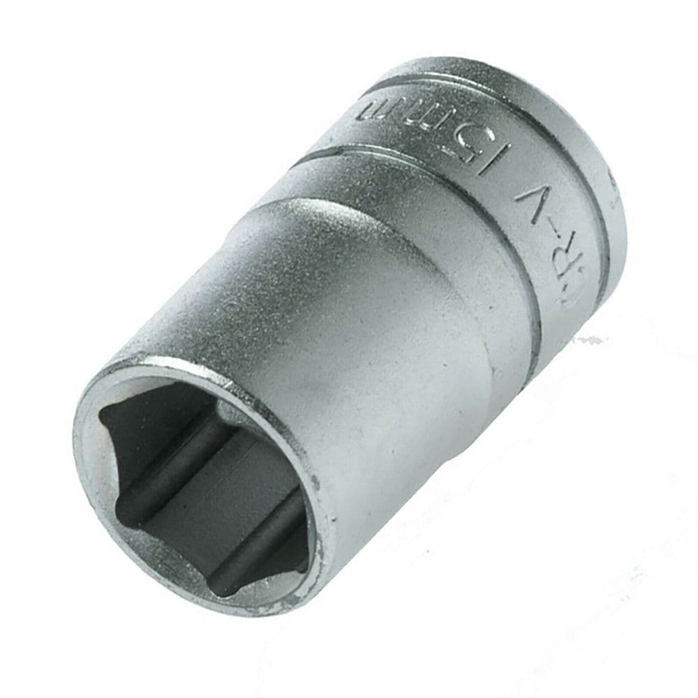 Teng Tools 15mm Socket 1/2 inch Drive 6 Point Metric M1205156-C