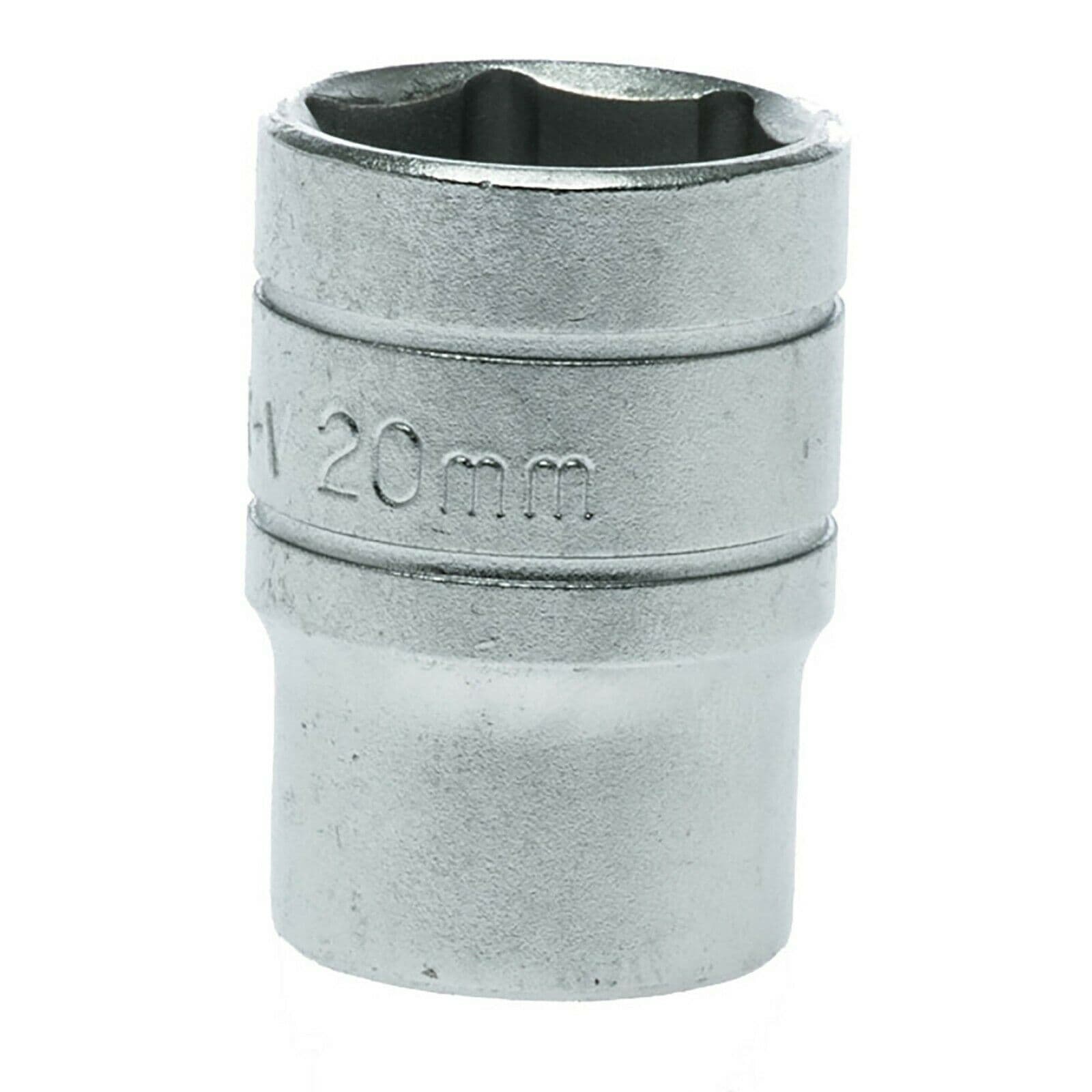 Teng Tools 20mm Socket 1/2 inch Drive 6 Point Metric M1205206-C