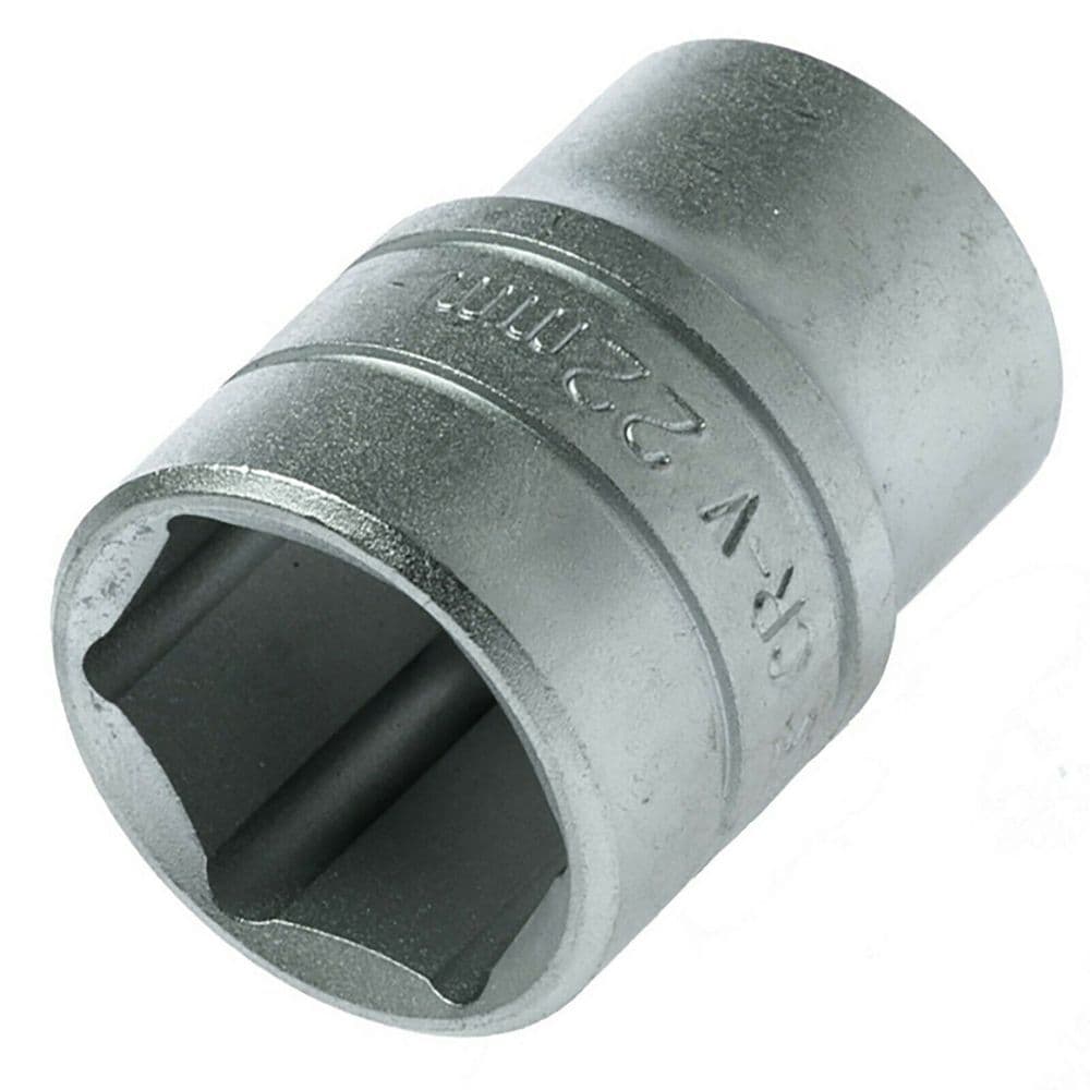 Teng Tools 22mm Socket 1/2 inch Drive 6 Point Metric M1205226-C