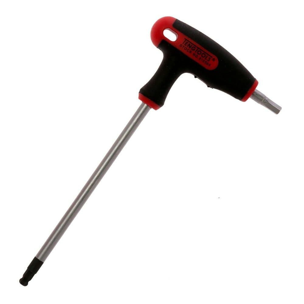 Teng Tools 4mm Hex T-Bar Handle Allen Key Metric Ball Point End 510504