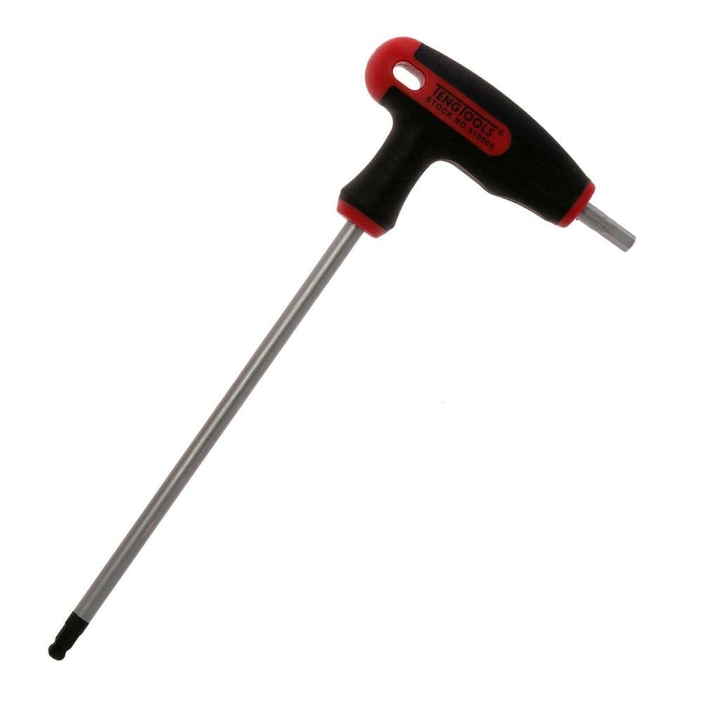 Teng Tools 5mm Hex T-Bar Handle Allen Key Metric Ball Point End 510505