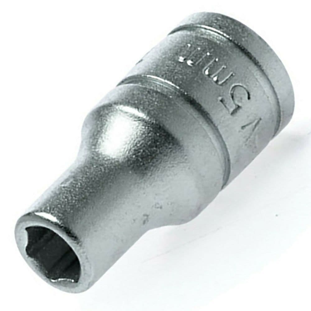Teng Tools 5mm Socket 1/4 inch Drive 6 Point Metric M140505-C