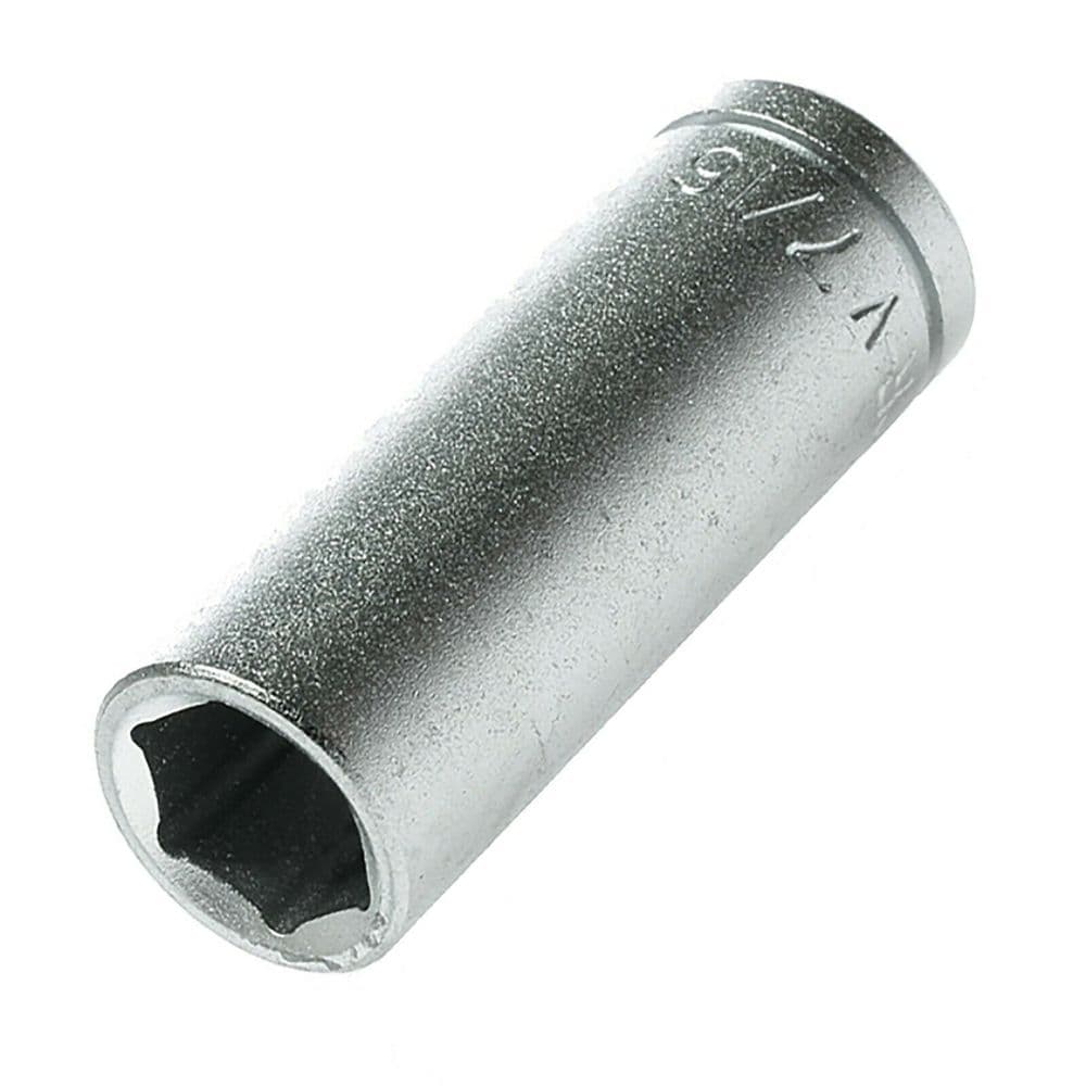 Teng Tools 7/16 inch AF Imperial Deep Socket 3/8 inch Drive 6 Point ...