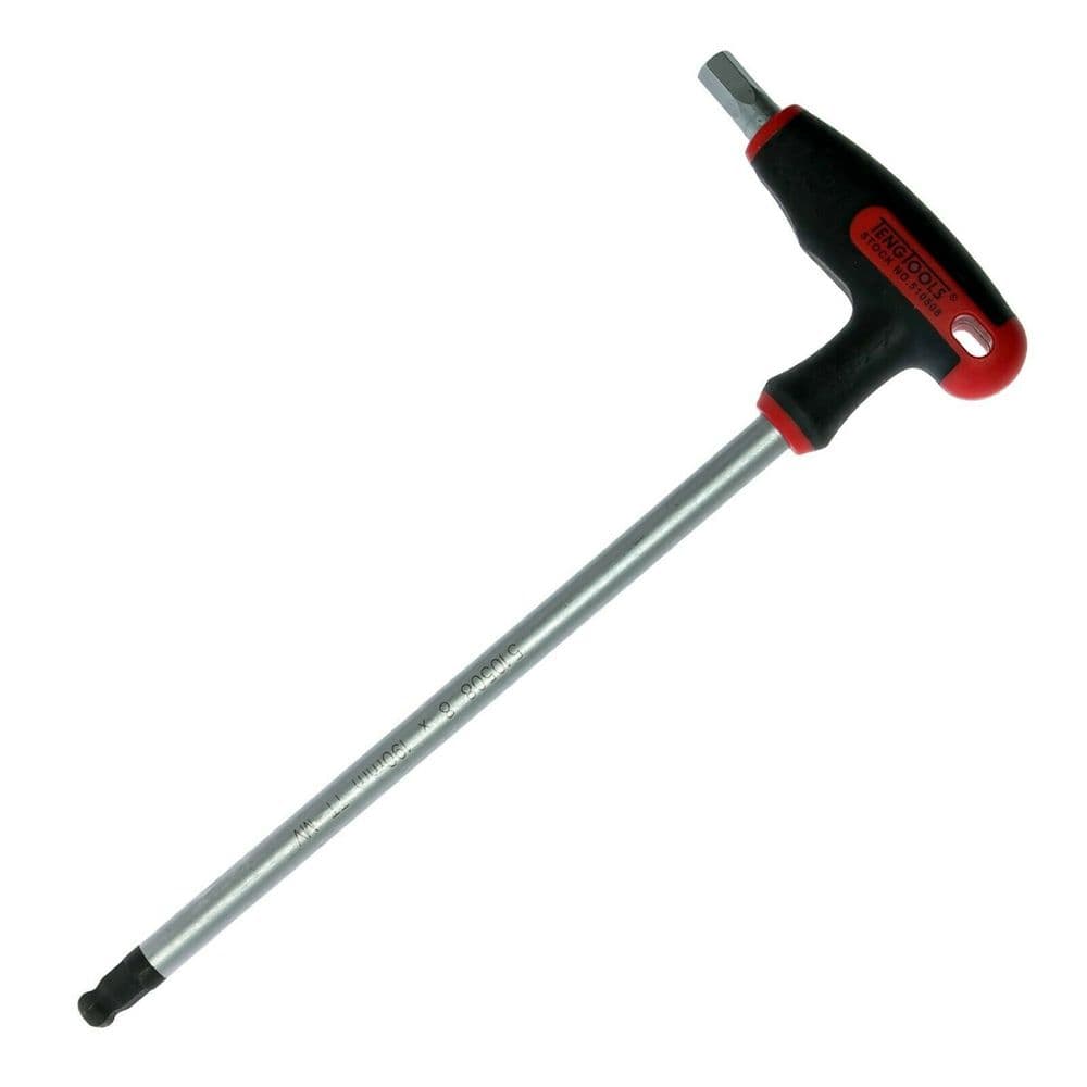 Teng Tools 8mm Hex T-Bar Handle Allen Key Metric Ball Point End 510508