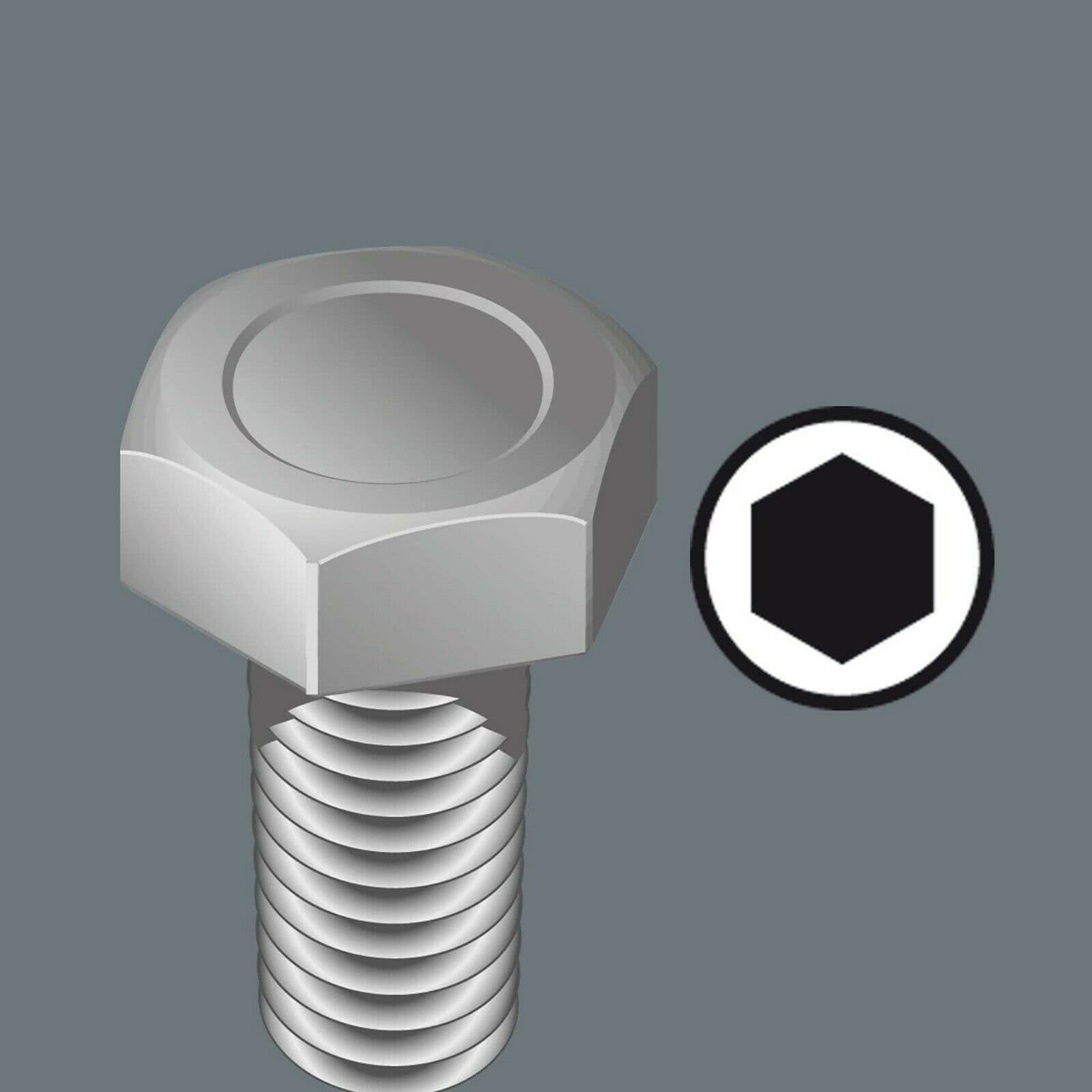 Wera 13mm Hex Nut Spinner Driver with Hollow Shaft Kraftform 395 HO ...