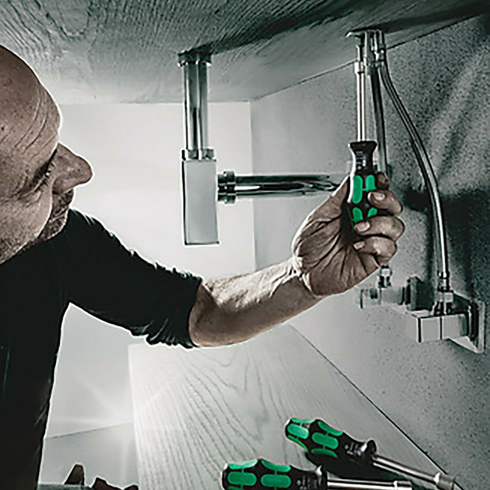 Wera 13mm Hex Nut Spinner Driver with Hollow Shaft Kraftform 395 HO ...