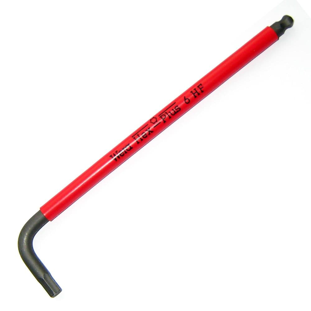 Wera 6mm Hex-Plus HF Allen Key BlackLaser L-Key Metric Colour Coded ...