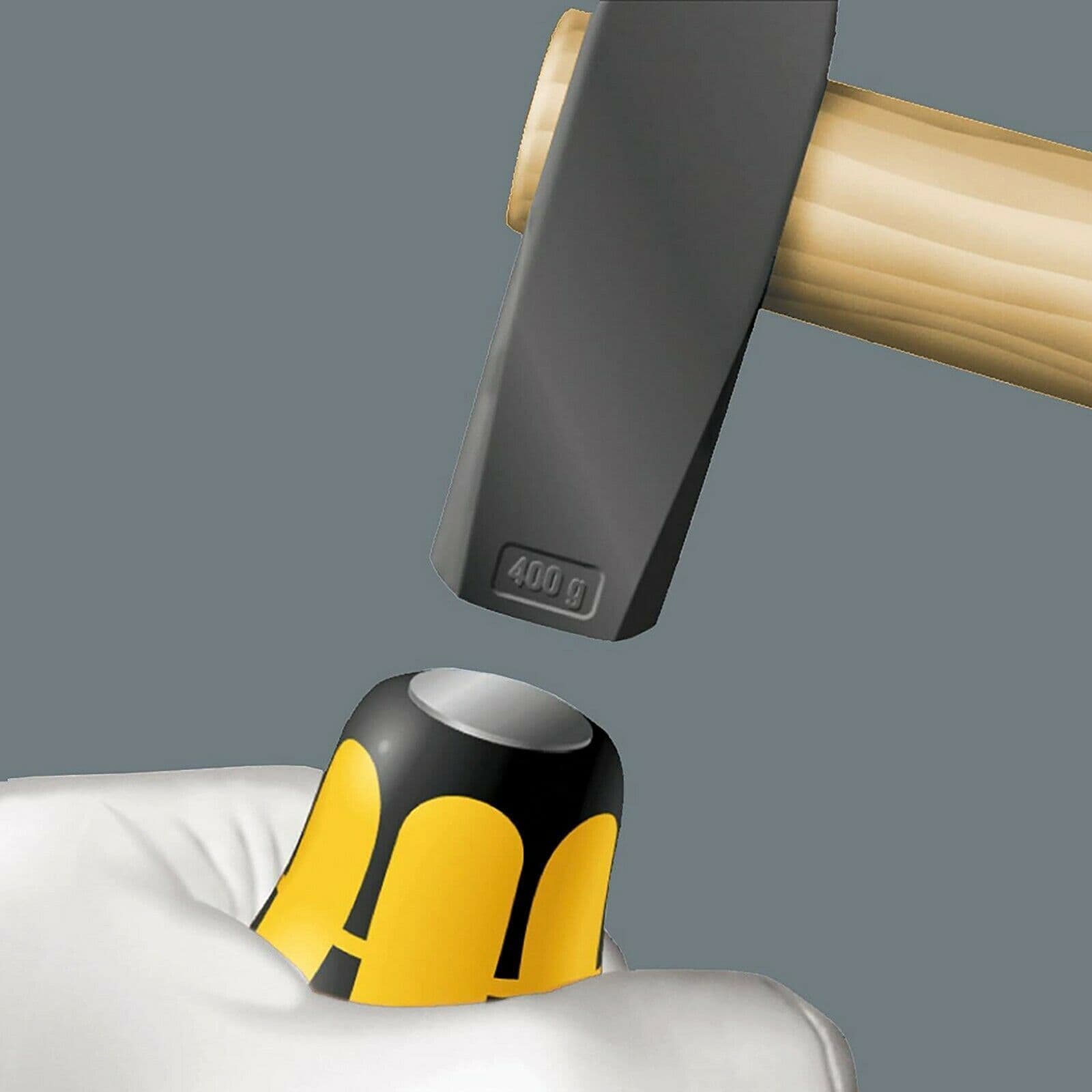 Wera PH2 Phillips Screwdriver Chiseldriver 917 SPH Kraftform Hammer ...