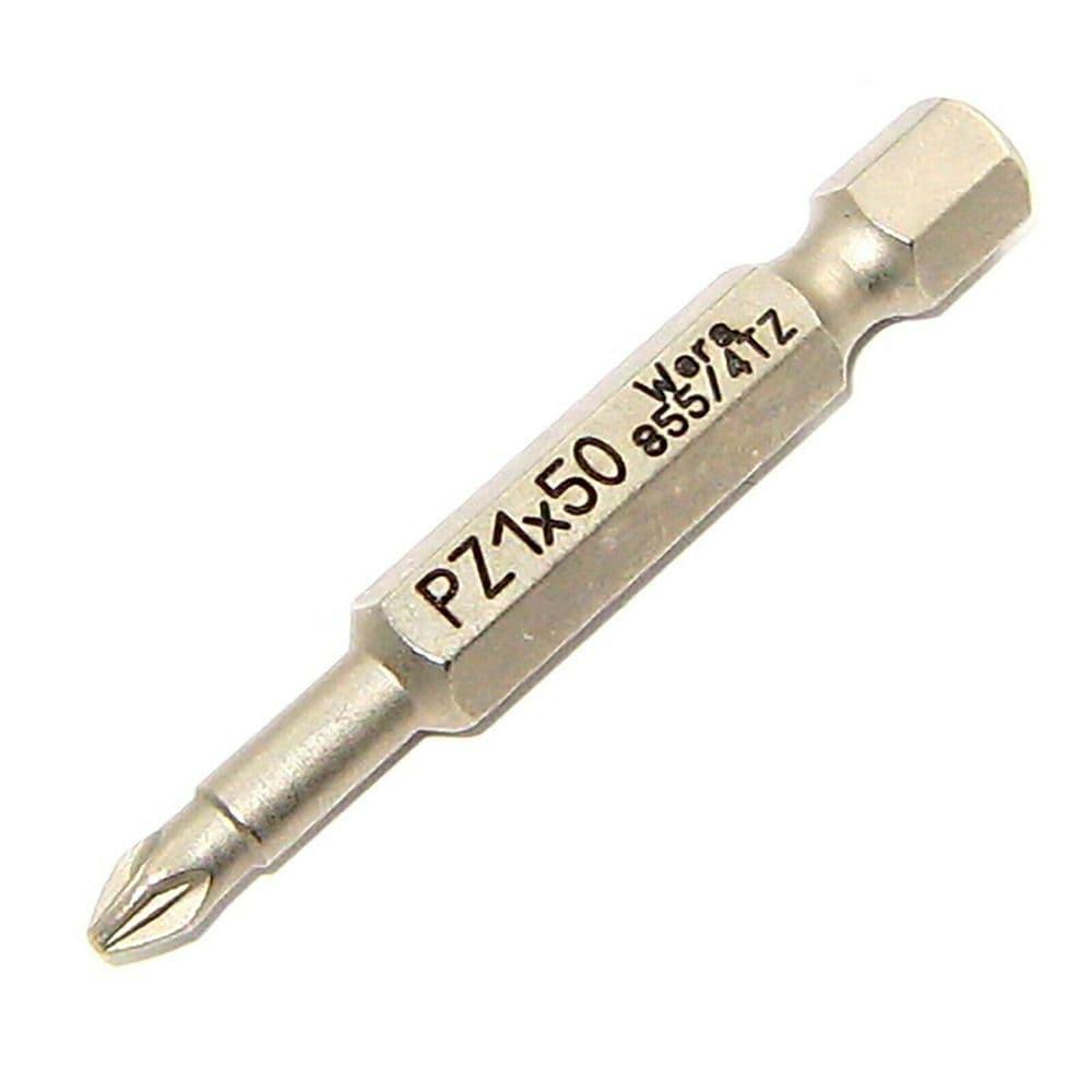 Wera PZ1 50mm Pozidriv Screwdriver Bit 855/4 TZ Kraftform Kompakt Pozi ...