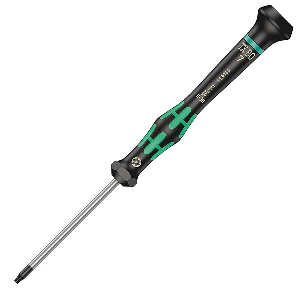 Wera TX 7 x 60mm Micro Precision TORX BO Screwdriver 2067 Kraftform TX7 T7