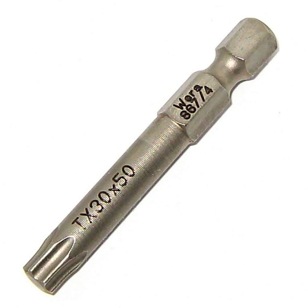 Wera TX30 50mm TORX Screwdriver Bit KK 867/4 Z Kraftform Kompakt T30 TX 30