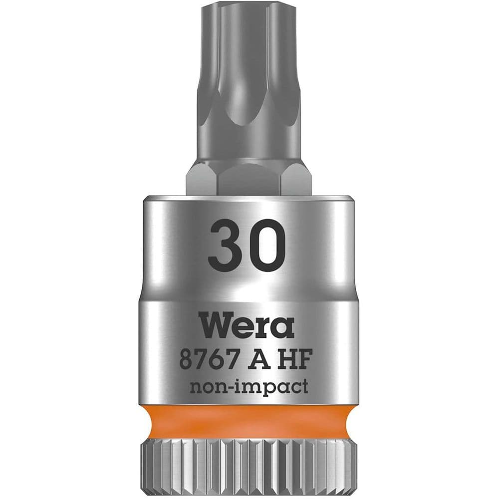 Wera TX30 TORX Socket Bit 1/4 inch Drive Star Key T30 8767 A HF with ...