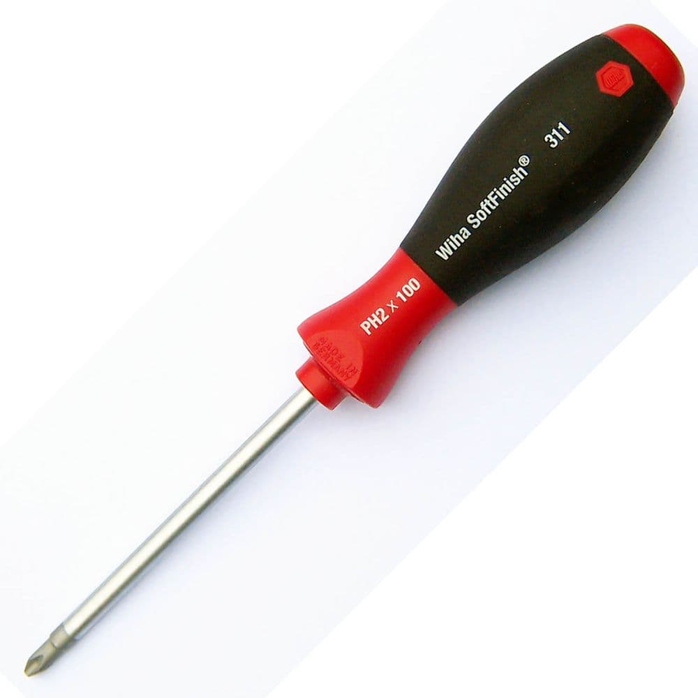 Wiha PH2 Phillips Screwdriver SoftFinish 311 PH 2 x 100mm