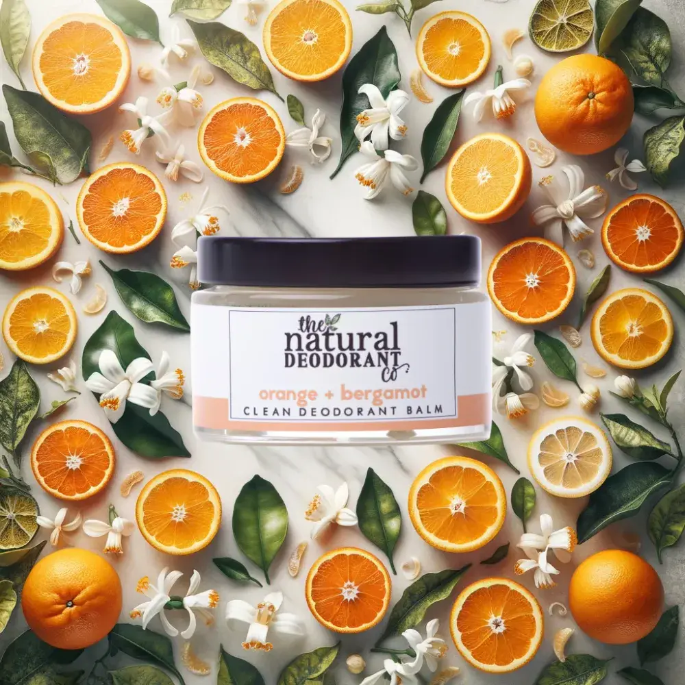 Clean Deodorant Balm - Orange & Bergamot - The Natural Deodorant Co