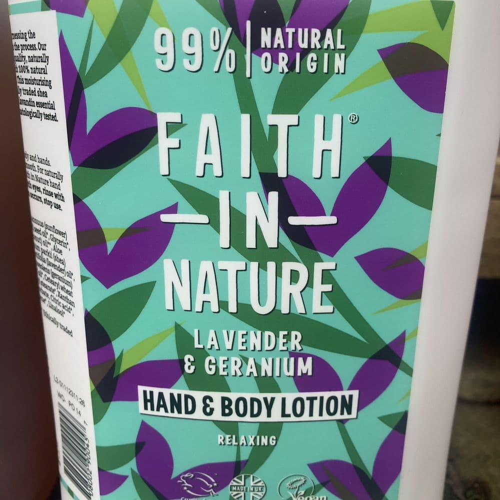 Faith in Nature Lavender and Geranium Hand and Body Lotion